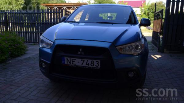 Zils Mitsubishi ASX 2011 Jēkabpils, ar dzinēja tilpumu 1.80 L un nobraukumu 312 tūkst. km par 2950 €, foto 1 vietnē AUTOMOTO.COM.LV