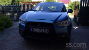 Blue Mitsubishi ASX 2011 in Jekabpils, with an engine capacity of 1.80 L and mileage of 312 thousand km for 2950 €, photo  on AUTOMOTO.COM.LV
