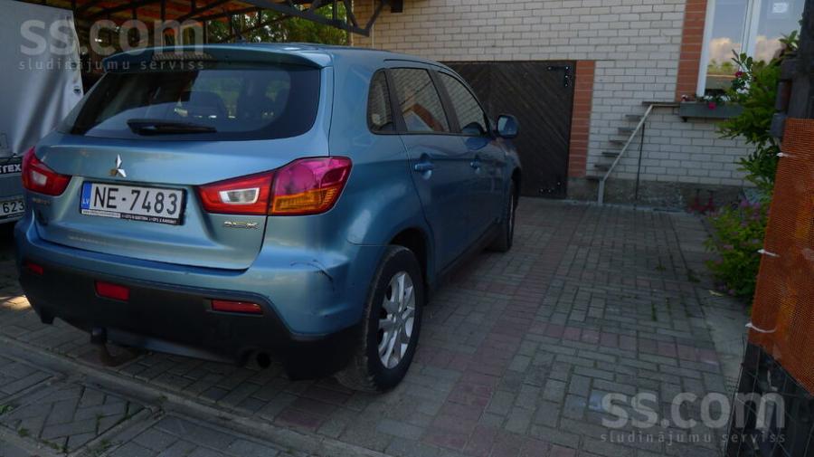 Zils Mitsubishi ASX 2011 Jēkabpils, ar dzinēja tilpumu 1.80 L un nobraukumu 312 tūkst. km par 2950 €, foto 6 vietnē AUTOMOTO.COM.LV