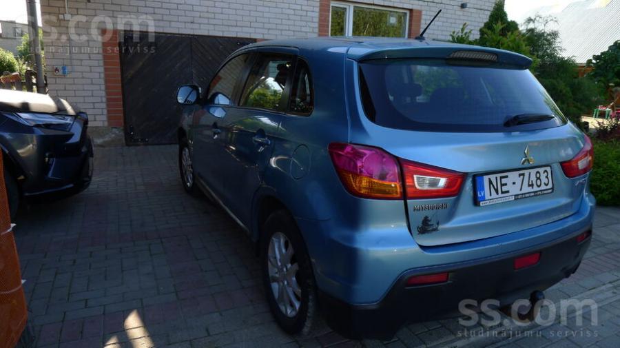 Zils Mitsubishi ASX 2011 Jēkabpils, ar dzinēja tilpumu 1.80 L un nobraukumu 312 tūkst. km par 2950 €, foto 7 vietnē AUTOMOTO.COM.LV