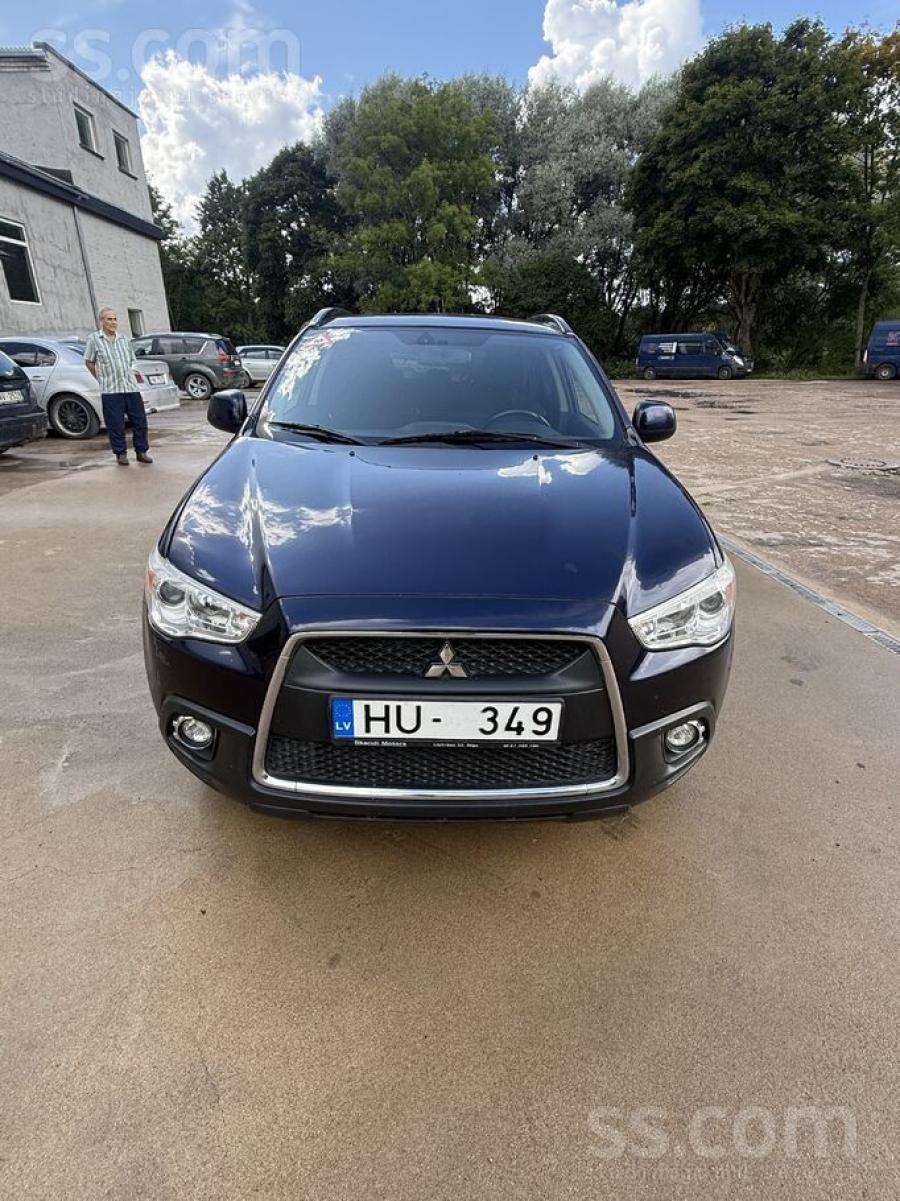 Blue Mitsubishi ASX 2011 in Liepaja, with an engine capacity of 1.60 L and mileage of 212 thousand km for 5700 €, photo 7 on AUTOMOTO.COM.LV