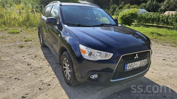 Zils Mitsubishi ASX 2011 Rīga, ar dzinēja tilpumu 1.60 L un nobraukumu 250 tūkst. km par 2200 €, foto 1 vietnē AUTOMOTO.COM.LV