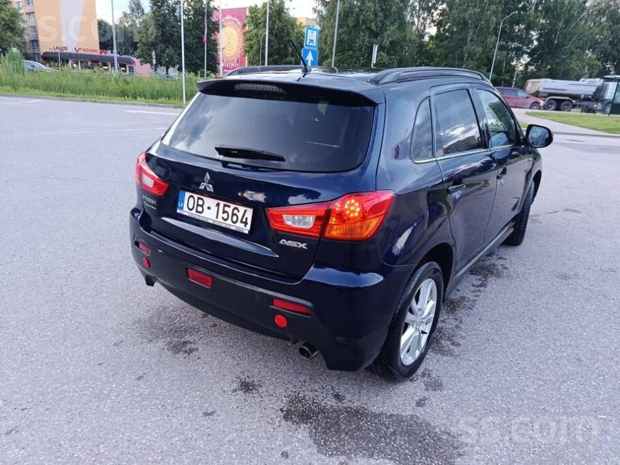 Blue Mitsubishi ASX 2012 in Riga, with an engine capacity of 1.80 L and mileage of 222 thousand km for 6300 €, photo 8 on AUTOMOTO.COM.LV