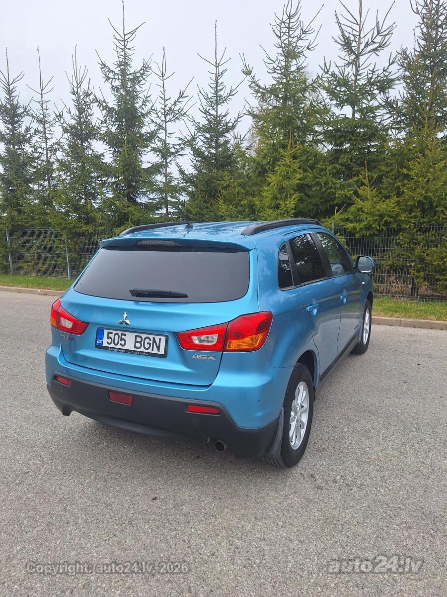 Blue Mitsubishi ASX 2012 in Tartu, with an engine capacity of 1.60 L and mileage of 255 thousand km for 4990 €, photo 7 on AUTOMOTO.COM.LV