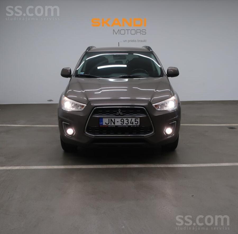 Brown Mitsubishi ASX 2014 in Riga, with an engine capacity of 1.60 L and mileage of 227 thousand km for 6290 €, photo 2 on AUTOMOTO.COM.LV