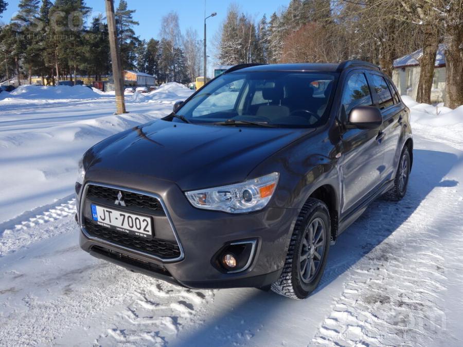 Brown Mitsubishi ASX 2014 in Riga, with an engine capacity of 2.20 L and mileage of 210 thousand km for 6950 €, photo 1 on AUTOMOTO.COM.LV