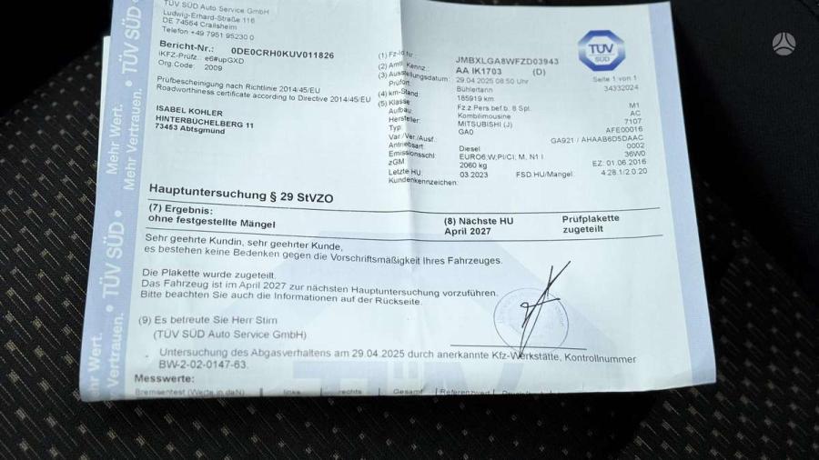 Коричневый Мицубиси АСХ 2016 в Тельшяй, объемом двигателя 2.27 л и пробегом 202 тыс. км за 8900 €, фото 30 на AUTOMOTO.COM.LV