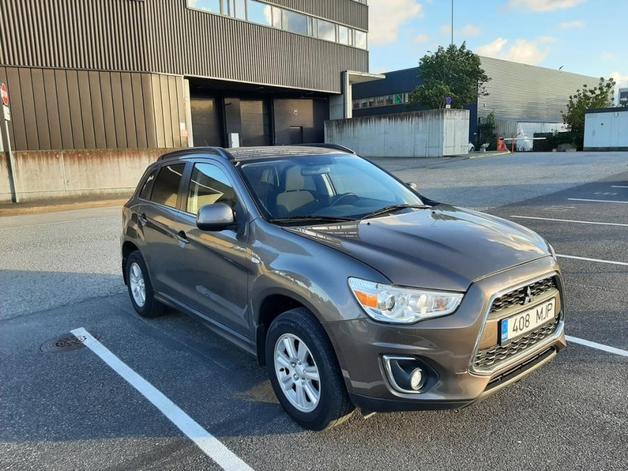 Brown Mitsubishi ASX 2014 in Tallinn, with an engine capacity of 1.60 L and mileage of 191 thousand km for 5500 €, photo 11 on AUTOMOTO.COM.LV