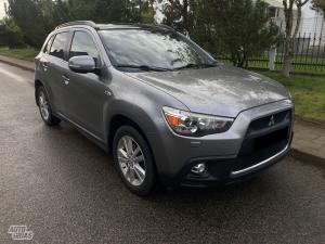 Pelēks Mitsubishi ASX 2010 Viļņa, ar dzinēja tilpumu 1.80 L un nobraukumu 290 tūkst. km par 2999 €, foto  vietnē AUTOMOTO.COM.LV