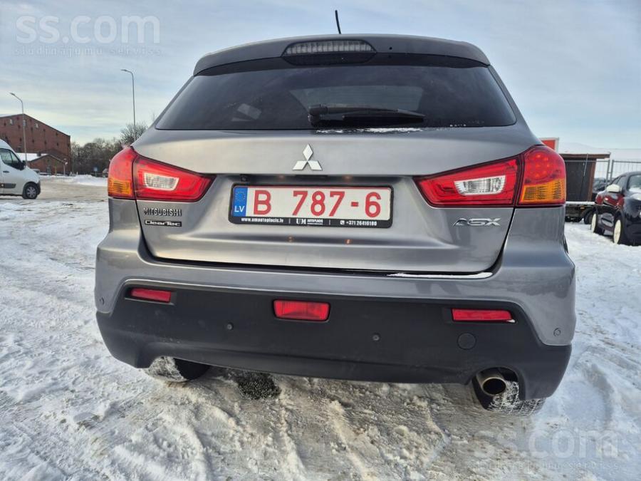 Pelēks Mitsubishi ASX 2011 Liepāja, ar dzinēja tilpumu 1.80 L un nobraukumu 197 tūkst. km par 6900 €, foto 6 vietnē AUTOMOTO.COM.LV