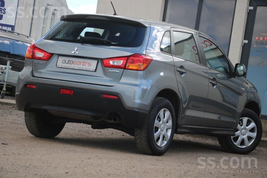Pelēks Mitsubishi ASX 2012 Tukums, ar dzinēja tilpumu 1.60 L un nobraukumu 120 tūkst. km par 7997 €, foto 6 vietnē AUTOMOTO.COM.LV