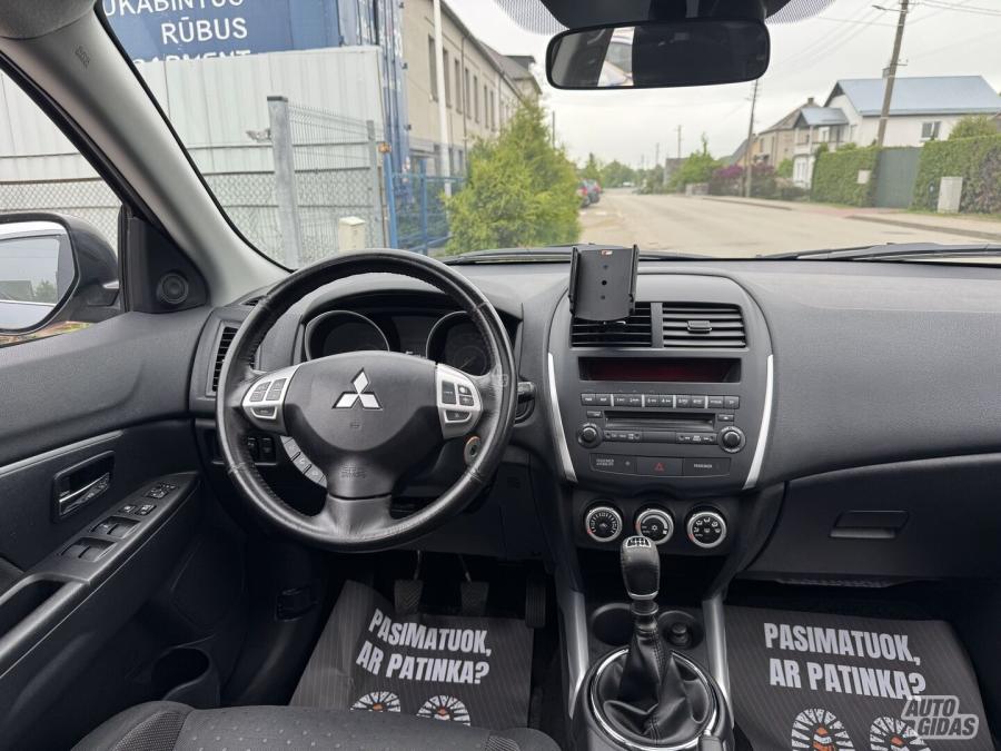 Pelēks Mitsubishi ASX 2012 Kauņa, ar dzinēja tilpumu 1.80 L un nobraukumu 270 tūkst. km par 4799 €, foto 8 vietnē AUTOMOTO.COM.LV