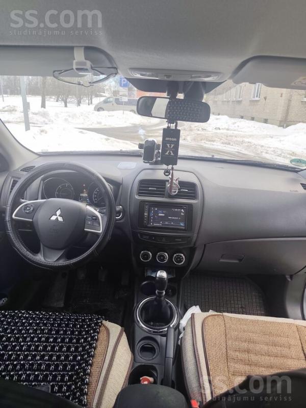 Grey Mitsubishi ASX 2014 in Jelgava, with an engine capacity of 1.80 L and mileage of 205 thousand km for 6900 €, photo 7 on AUTOMOTO.COM.LV