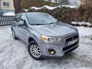 Pelēks Mitsubishi ASX 2016 Kauņa, ar dzinēja tilpumu 1.56 L un nobraukumu 225 tūkst. km par 5300 €, foto  vietnē AUTOMOTO.COM.LV