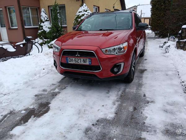 Sarkans Mitsubishi ASX 2014 Panevēža, ar dzinēja tilpumu 1.80 L un nobraukumu 246 tūkst. km par 5900 €, foto 1 vietnē AUTOMOTO.COM.LV