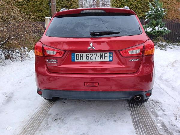 Sarkans Mitsubishi ASX 2014 Panevēža, ar dzinēja tilpumu 1.80 L un nobraukumu 246 tūkst. km par 5900 €, foto 5 vietnē AUTOMOTO.COM.LV