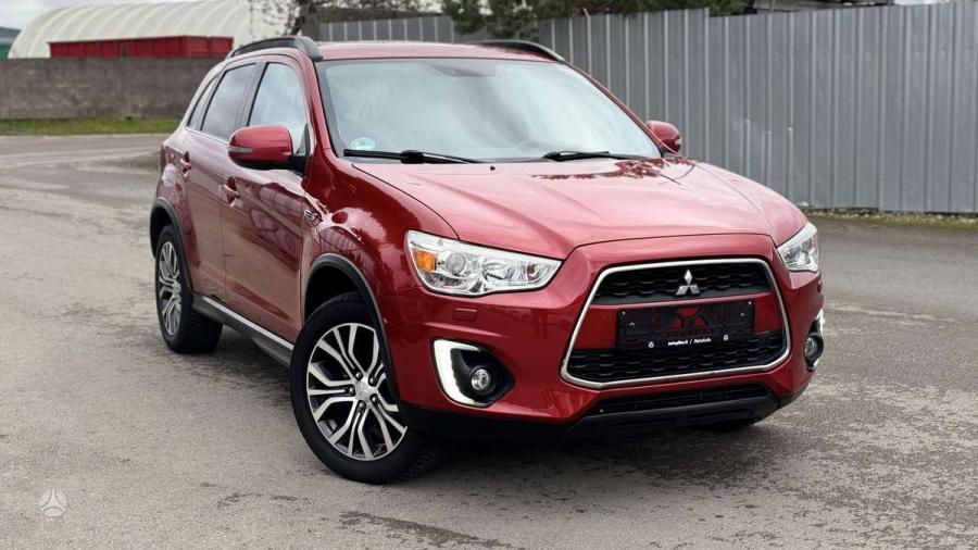 Red Mitsubishi ASX 2015 in Telschi, with an engine capacity of 2.27 L and mileage of 185 thousand km for 8900 €, photo 1 on AUTOMOTO.COM.LV