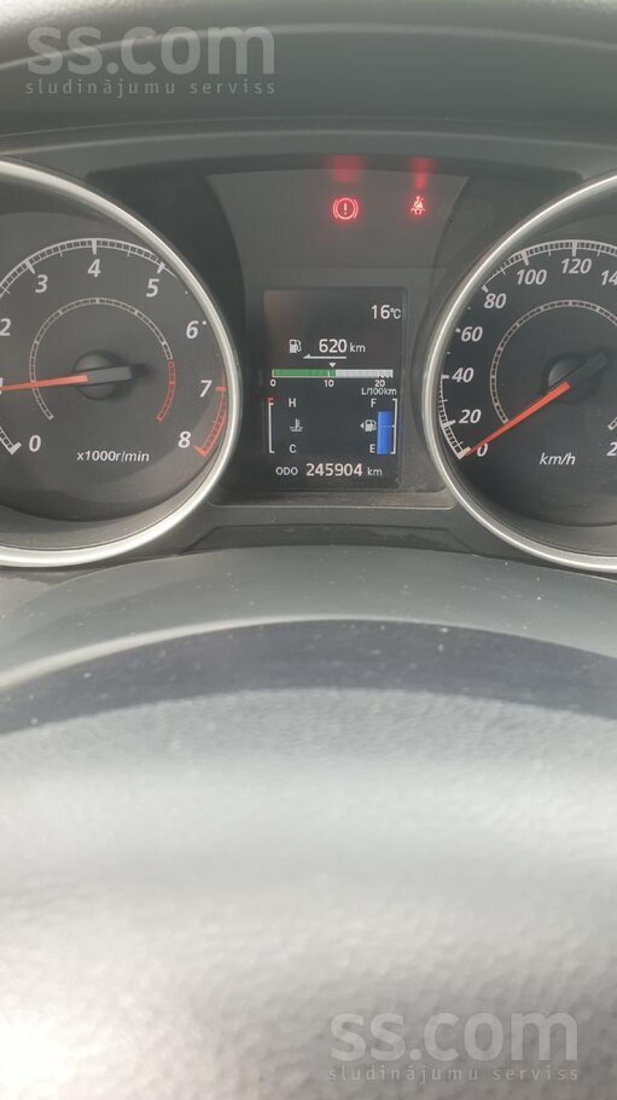 White Mitsubishi ASX 2011 in Riga, with an engine capacity of 1.60 L and mileage of 246 thousand km for 5200 €, photo 7 on AUTOMOTO.COM.LV
