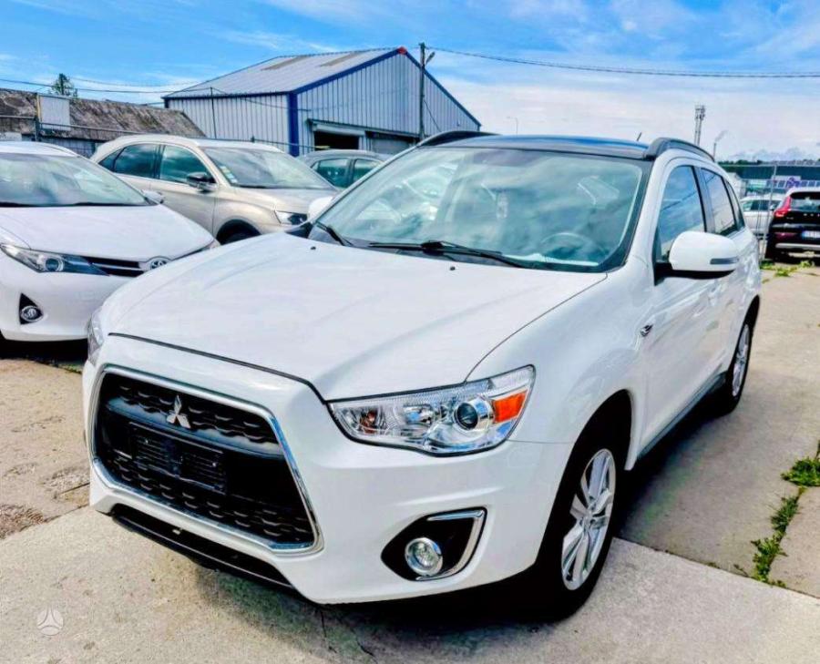 Balts Mitsubishi ASX 2014 Kauņa, ar dzinēja tilpumu 1.60 L un nobraukumu 257 tūkst. km par 6800 €, foto 1 vietnē AUTOMOTO.COM.LV