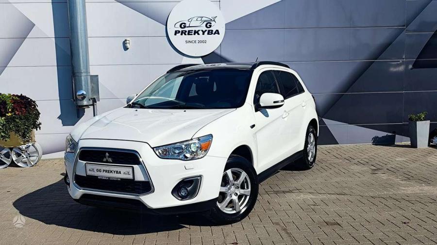 White Mitsubishi ASX 2014 in Kaunas, with an engine capacity of 1.60 L and mileage of 239 thousand km for 6950 €, photo 5 on AUTOMOTO.COM.LV