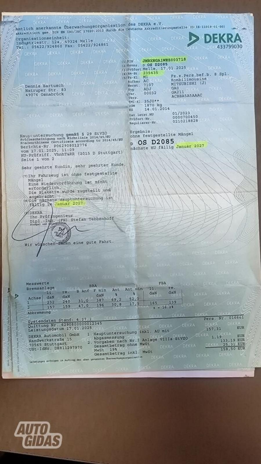Белый Мицубиси АСХ 2014 в Рамучяй, объемом двигателя 1.60 л и пробегом 239 тыс. км за 6950 €, фото 23 на AUTOMOTO.COM.LV