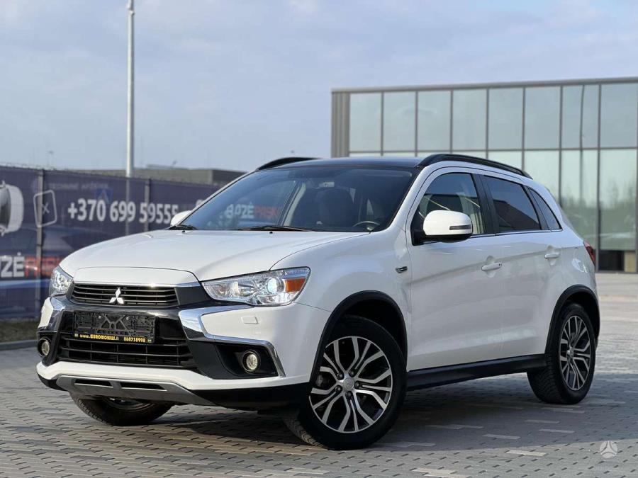 White Mitsubishi ASX 2016 in Siauliai, with an engine capacity of 1.60 L and mileage of 173 thousand km for 10500 €, photo 1 on AUTOMOTO.COM.LV