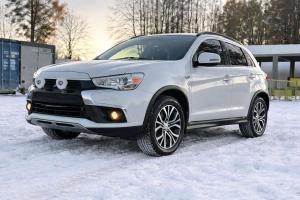 Balts Mitsubishi ASX 2017 Viļņa, ar dzinēja tilpumu 2.27 L un nobraukumu 308 tūkst. km par 6700 €, foto  vietnē AUTOMOTO.COM.LV