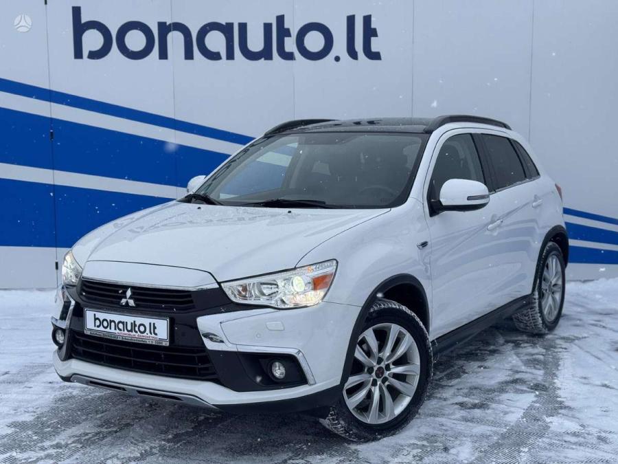 White Mitsubishi ASX 2017 in Kaunas, with an engine capacity of 2.27 L and mileage of 151 thousand km for 9700 €, photo 1 on AUTOMOTO.COM.LV
