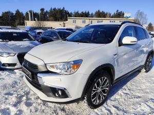 Balts Mitsubishi ASX 2017 Utena, ar dzinēja tilpumu 2.30 L un nobraukumu 207 tūkst. km par 9850 €, foto  vietnē AUTOMOTO.COM.LV