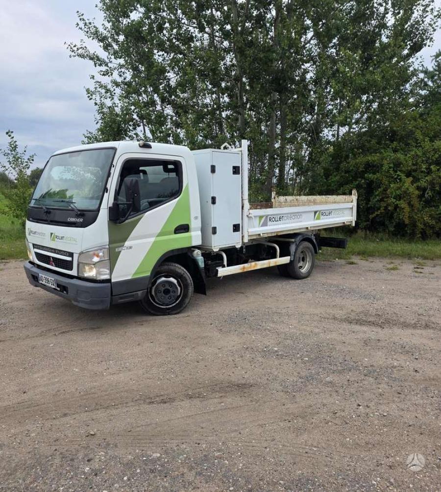 White Mitsubishi Canter 2009 in Taurage, with an engine capacity of 3.00 L and mileage of 224 thousand km for 9300 €, photo 3 on AUTOMOTO.COM.LV