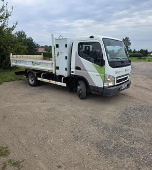White Mitsubishi Canter 2009 in Taurage, with an engine capacity of 3.00 L and mileage of 224 thousand km for 9300 €, photo 5 on AUTOMOTO.COM.LV