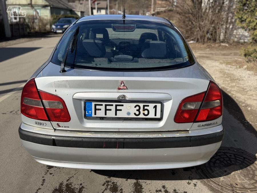 Pelēks Mitsubishi Carisma 2000 Kauņa, ar dzinēja tilpumu 1.90 L un nobraukumu 311 tūkst. km par 700 €, foto 4 vietnē AUTOMOTO.COM.LV