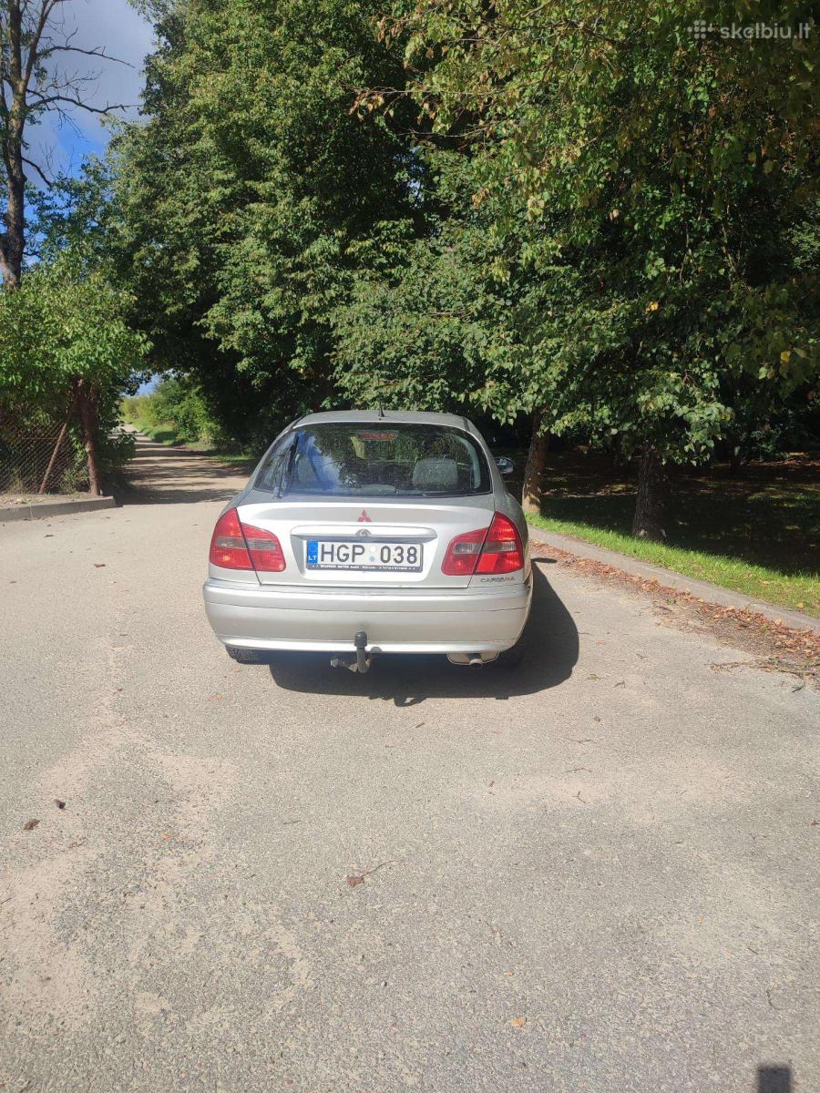 Pelēks Mitsubishi Carisma 2001 Šauļi, ar dzinēja tilpumu 1.90 L un nobraukumu 345 tūkst. km par 750 €, foto 5 vietnē AUTOMOTO.COM.LV