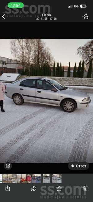 Grey Mitsubishi Carisma 2002 in Riga, with an engine capacity of 1.80 L and mileage of 196 thousand km for 650 €, photo 4 on AUTOMOTO.COM.LV