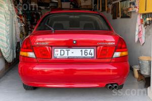 Red Mitsubishi Carisma 1998 in Riga, with an engine capacity of 1.80 L and mileage of 42 thousand km for 10000 €, photo  on AUTOMOTO.COM.LV