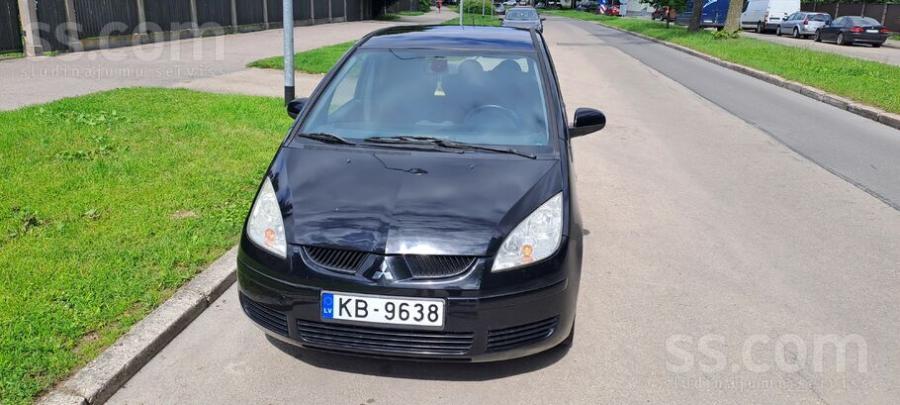 Melns Mitsubishi Colt 2007 Rīga, ar dzinēja tilpumu 1.30 L un nobraukumu 192 tūkst. km par 800 €, foto 1 vietnē AUTOMOTO.COM.LV