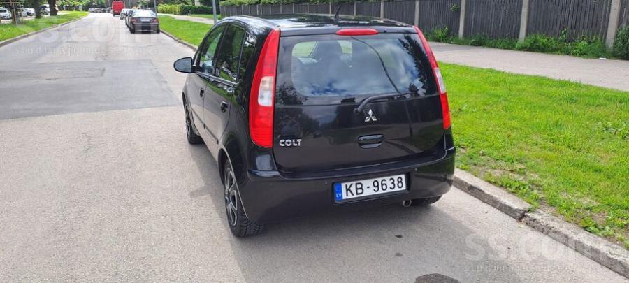 Melns Mitsubishi Colt 2007 Rīga, ar dzinēja tilpumu 1.30 L un nobraukumu 192 tūkst. km par 800 €, foto 5 vietnē AUTOMOTO.COM.LV