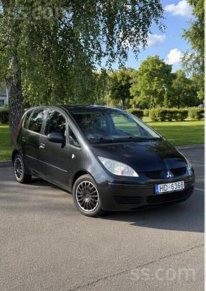 Black Mitsubishi Colt 2008 in Jelgava, with an engine capacity of 1.30 L and mileage of 126 thousand km for 1550 €, photo  on AUTOMOTO.COM.LV
