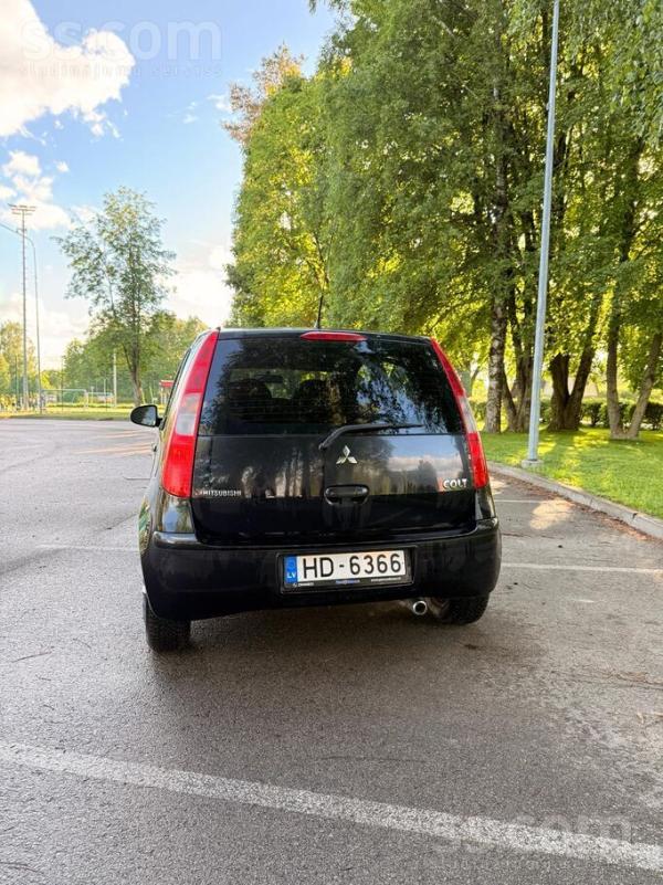 Melns Mitsubishi Colt 2008 Jelgava, ar dzinēja tilpumu 1.30 L un nobraukumu 126 tūkst. km par 1550 €, foto 2 vietnē AUTOMOTO.COM.LV