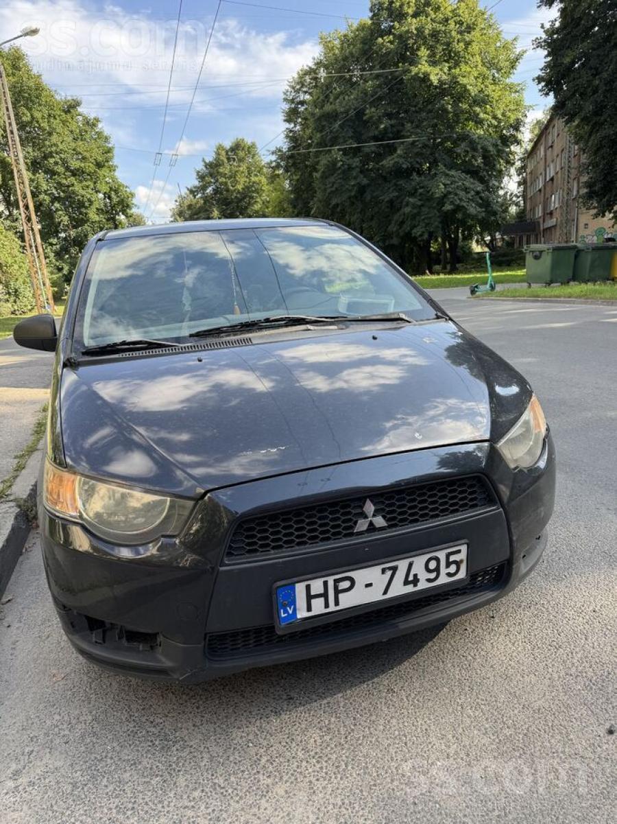 Melns Mitsubishi Colt 2009 Rīga, ar dzinēja tilpumu 1.20 L un nobraukumu 231 tūkst. km par 1049 €, foto 1 vietnē AUTOMOTO.COM.LV