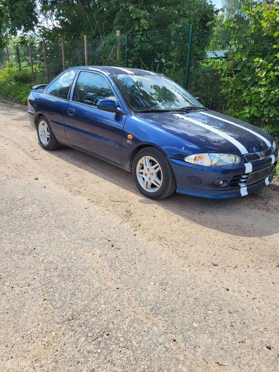 Zils Mitsubishi Colt 1999 Kauņa, ar dzinēja tilpumu 1.80 L un nobraukumu 208 tūkst. km par 999 €, foto 3 vietnē AUTOMOTO.COM.LV