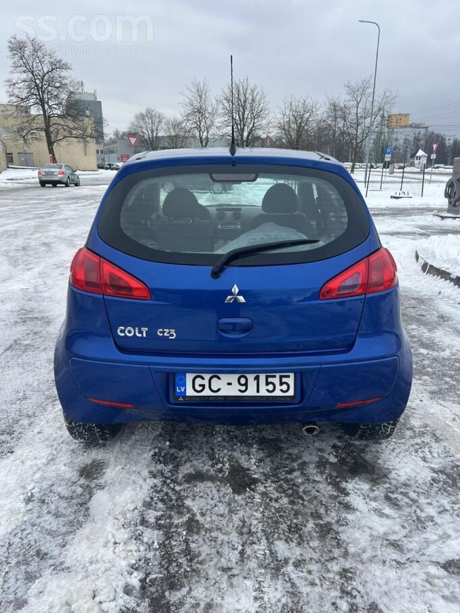 Blue Mitsubishi Colt 2006 in Riga, with an engine capacity of 1.30 L and mileage of 138 thousand km for 1500 €, photo 2 on AUTOMOTO.COM.LV
