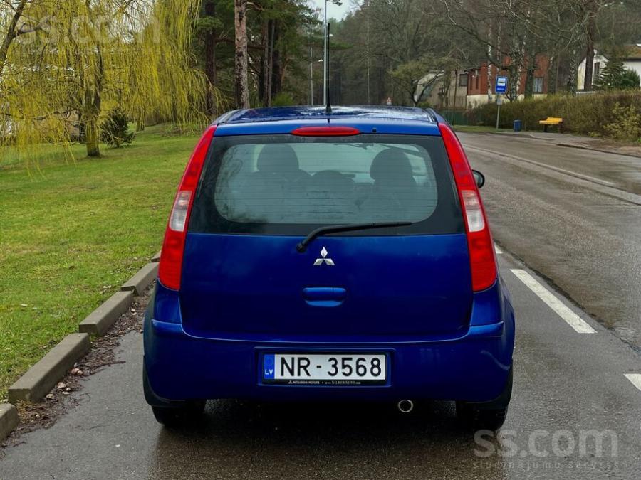Zils Mitsubishi Colt 2007 Rīga, ar dzinēja tilpumu 1.30 L un nobraukumu 143 tūkst. km par 1400 €, foto 10 vietnē AUTOMOTO.COM.LV