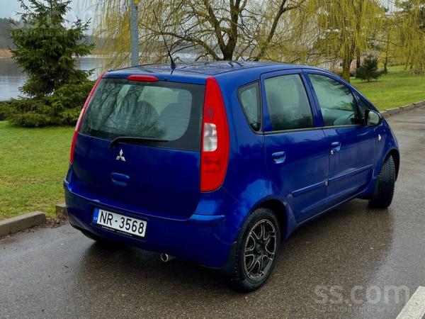 Zils Mitsubishi Colt 2007 Rīga, ar dzinēja tilpumu 1.30 L un nobraukumu 143 tūkst. km par 1400 €, foto 10 vietnē AUTOMOTO.COM.LV