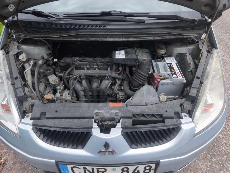 Zils Mitsubishi Colt 2007 Viļņa, ar dzinēja tilpumu 1.33 L un nobraukumu 76 tūkst. km par 1000 €, foto 20 vietnē AUTOMOTO.COM.LV