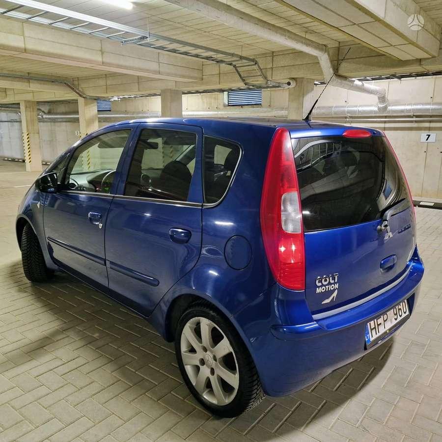 Blue Mitsubishi Colt 2006 in Siauliai, with an engine capacity of 1.33 L and mileage of 144 thousand km for 1450 €, photo 4 on AUTOMOTO.COM.LV
