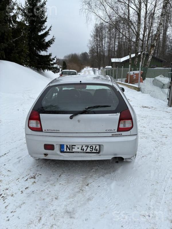 Grey Mitsubishi Colt 1999 in Riga, with an engine capacity of 1.60 L and mileage of 0 thousand km for 1050 €, photo 4 on AUTOMOTO.COM.LV