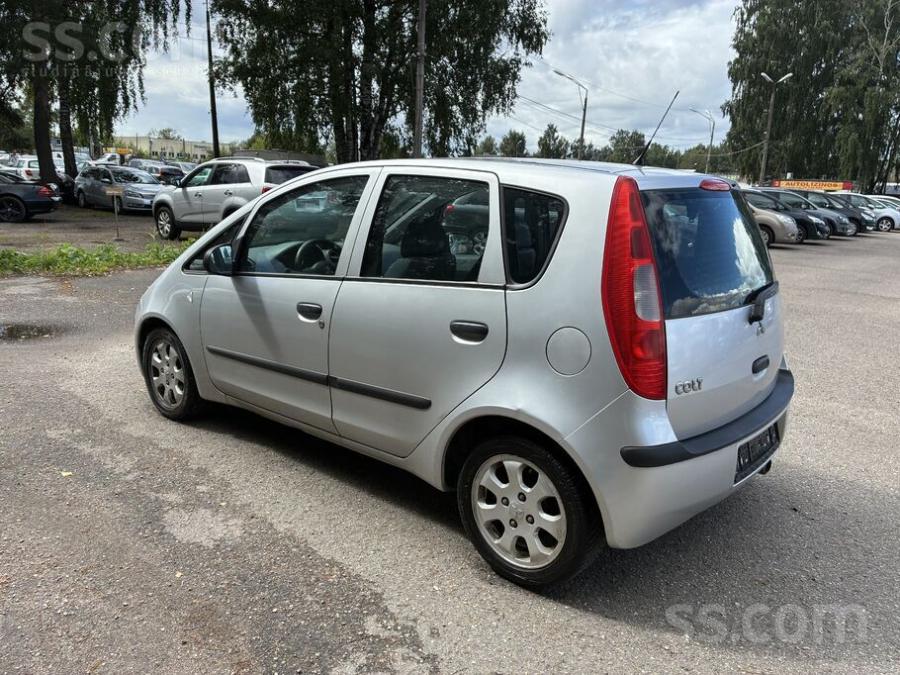 Grey Mitsubishi Colt 2005 in Riga, with an engine capacity of 1.30 L and mileage of 0 thousand km for 2150 €, photo 8 on AUTOMOTO.COM.LV