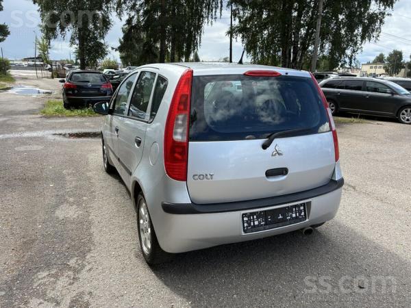 Grey Mitsubishi Colt 2005 in Riga, with an engine capacity of 1.30 L and mileage of 0 thousand km for 2150 €, photo 8 on AUTOMOTO.COM.LV