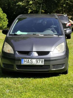 Grey Mitsubishi Colt 2005 in Kaunas, with an engine capacity of 1.49 L and mileage of 240 thousand km for 800 €, photo  on AUTOMOTO.COM.LV